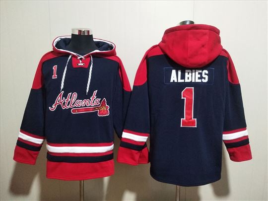 Atlanta Braves MLB bejzbol duks/dres sa kapuljačom