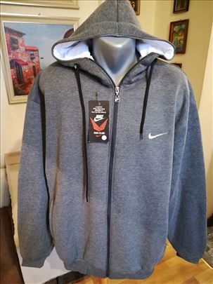 Nov muski duks sa kapuljacom Nike sivi 4xl 5xl 2xl