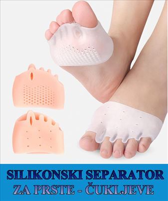 Silikonski separator za prste - čukljeve