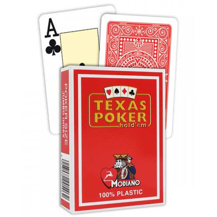 Karte Modiano - Texas Poker 2 Jumbo - Red