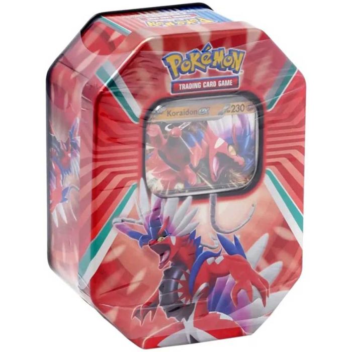 Društvena igra Pokemon - TCG - Paldea Legends Tin (4 Booster Packs)