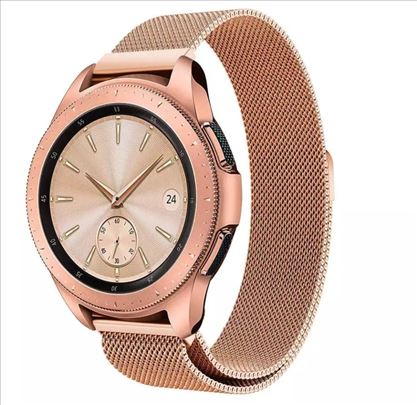 Rose Gold pancirna narukvica 20mm Galaxy watch