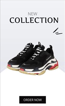 Balenciaga triple s brojevi od 36 do 46.