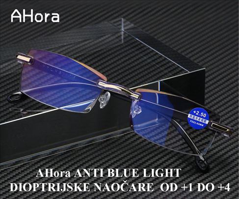 AHora Anti Blue Light dioptrijske naočare 0 do +4