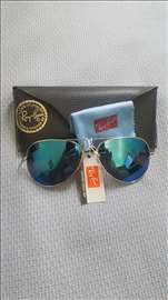 Ray Ban Aviator ogledalo plava model 3025-1