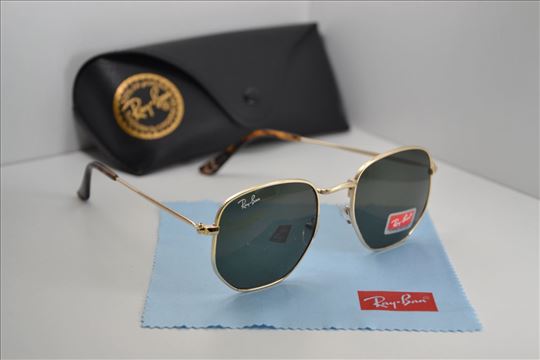 Ray-Ban 7309 crno staklo, zlatni ram