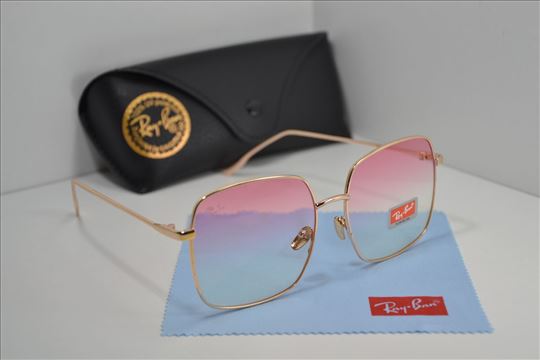 Ray-Ban 21803 roze staklo, zlatni ram