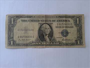 1. U. S Dollar 1935, silver certificate currency p