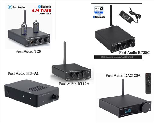 1. Fosi mini pojacala D klasa 2x50W 8 Modela/Cene