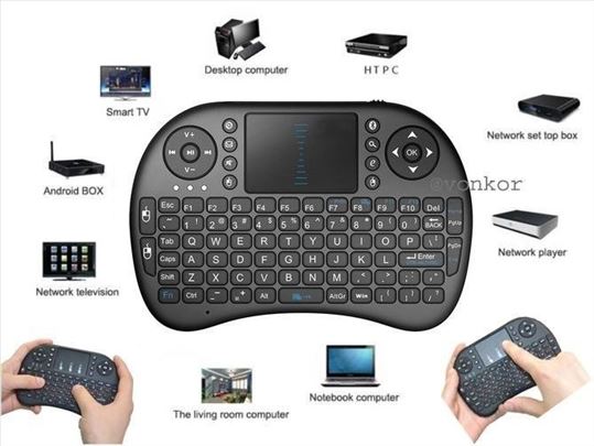 USB wireless mini tastatura touchpad