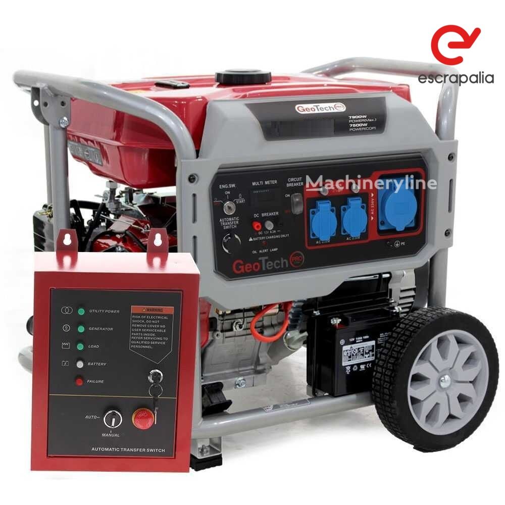 Prodaje se Generador Electrico Gasolina Monofasico 7,9KW con ATS Arranque A benzinski generator na aukciji