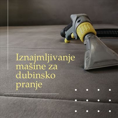 Iznajmljivanje mašine za dubinsko pranje - Karcher