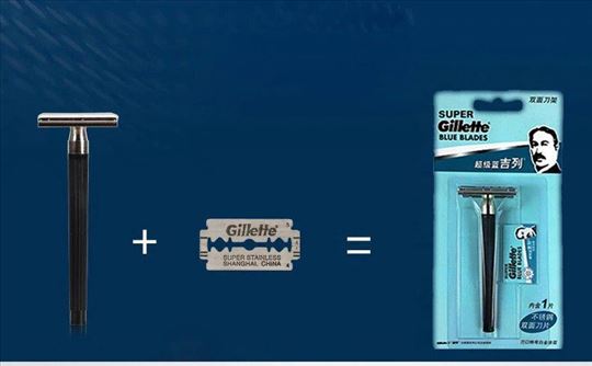 Gillette Tech brijač (Super Blue)