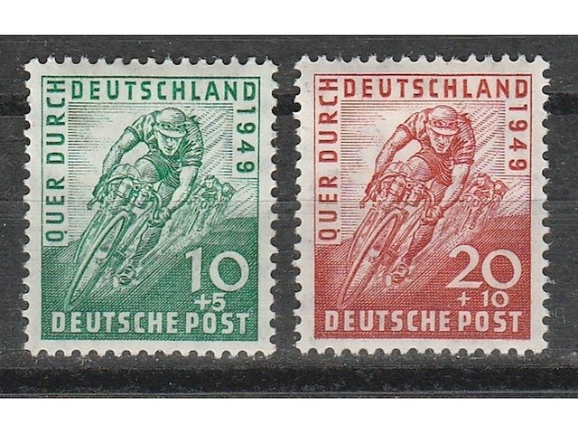 Bizone (Alliierte Besetzung)-1949 - Cycle race - MH