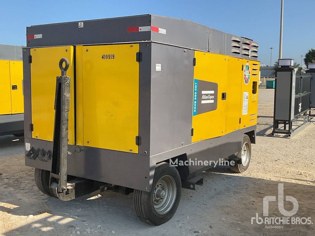 Prodaje se Atlas Copco XAHS950 CD Mobile (Inoperable) mobilni kompresor na aukciji