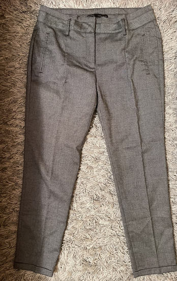 Zara Basis Sive Cigaret pantalone 38