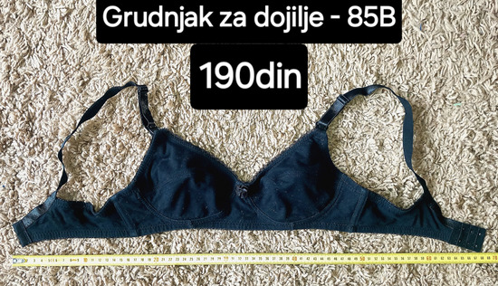 Grudnjak za dojilje crne boje 85B