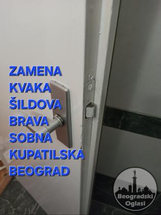 Zamena kvaka i brava vrata