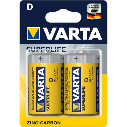 BATERIJA R20 *D* VARTA SUPER LIFE