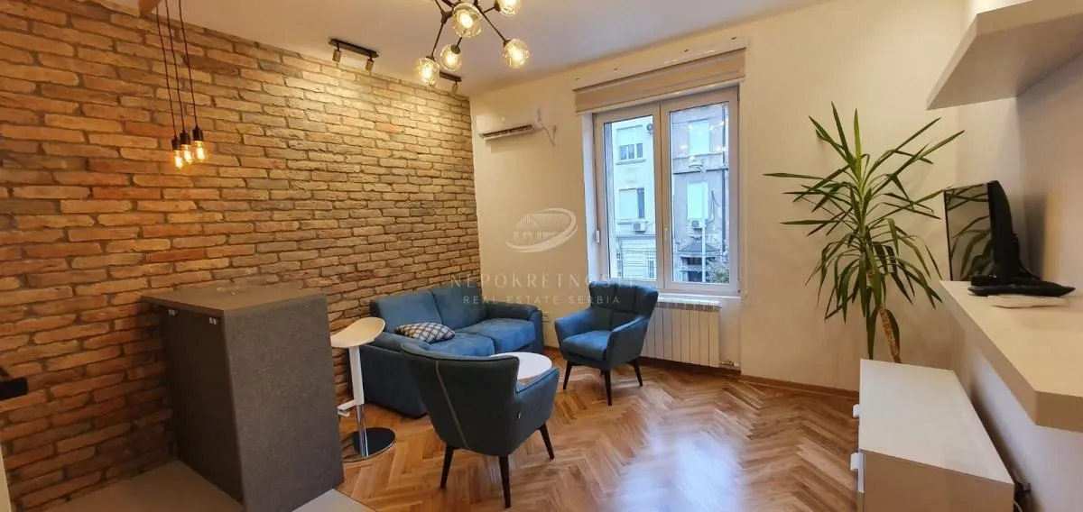 Izdavanje, jednosoban stan, 37m2, Dorćol, Beograd