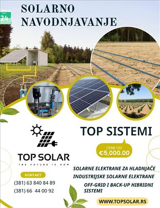 Solarne pumpe za navodnjavanje Lorentz