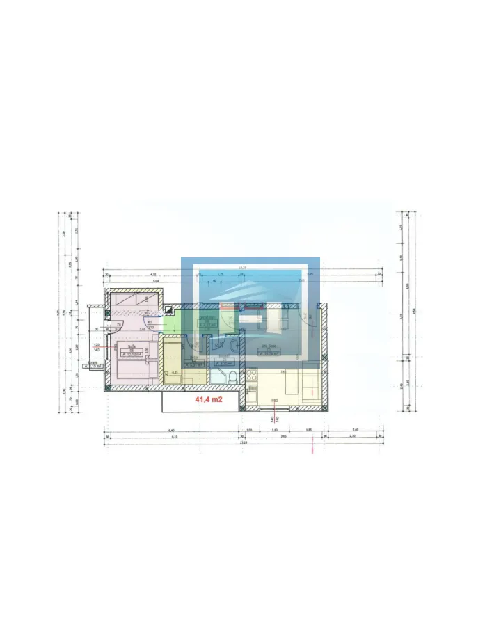 Prodaja, dvosoban stan, 46m2, Jagodina