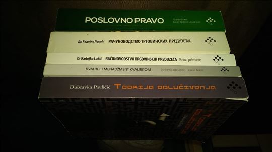 Knjige za 4. godinu Ekonomskog fakulteta