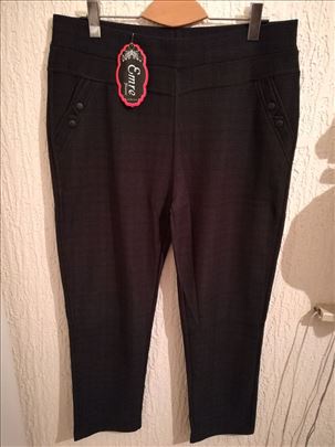 Nove zenske pantalone za punije dame Emre crne 8 x