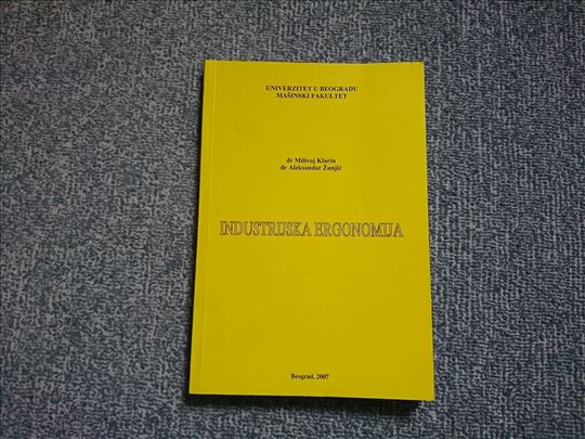 Industrijska ergonomija - Milivoj Klarin, Žunjić