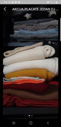 Zara-pakovanje džempera za 1cenu s-m-made in Italy