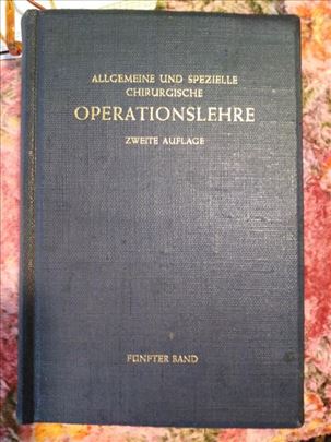 Allgemeine und spezielle Operationslehre 5.band