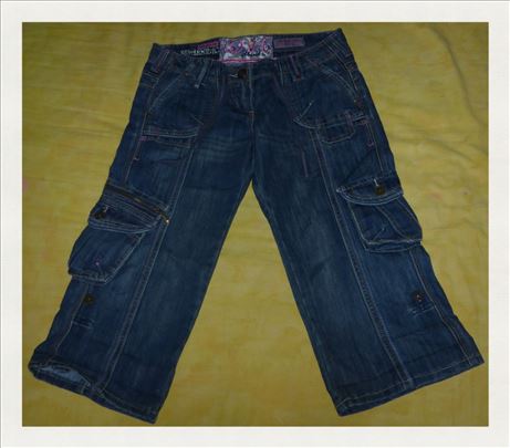 denim 3/4 teget farmerke siri model vel 38