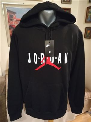 Novi muski duks sa kapuljacom Nike Jordan Crni 2XL