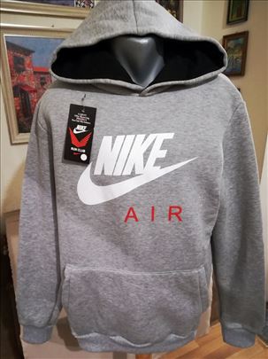 Novi muski duks sa kapuljacom Nike 3xl debeli sivi