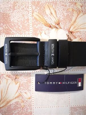 Novi muski kozni markirani kais Tommy Hilfiger