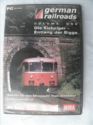 German Railroads PC CD Microsoft train simulator