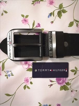 Nov muski kozni markirani kais Tommy Hilfiger novo