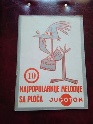 Najpopularnije melodije sa ploča 10 Jugoton