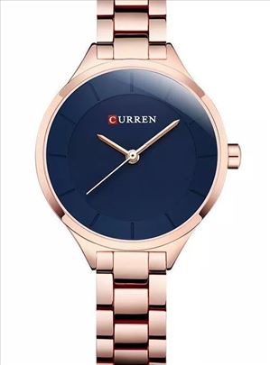 Elegantni CURREN 9015 Luksuzni Rose Gold Ženski S