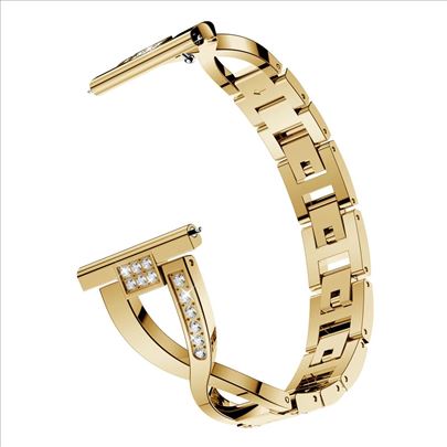 Gold metalna 20mm sa cirkonima Samsung watch 42mm