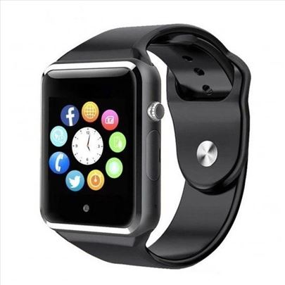 Smart Watch A1, sat telefon android crni