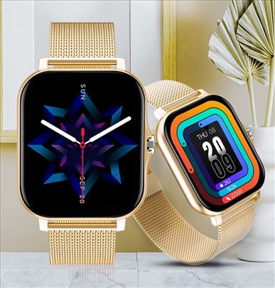 Ženski Bluetooth Smart Watch - Gold narukvica