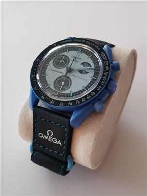 Swatch x Omega-MoonSwatch Blue Moon sa kutijom