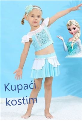 Elza Frozen - kupaći kostim za decu Elsa sirena