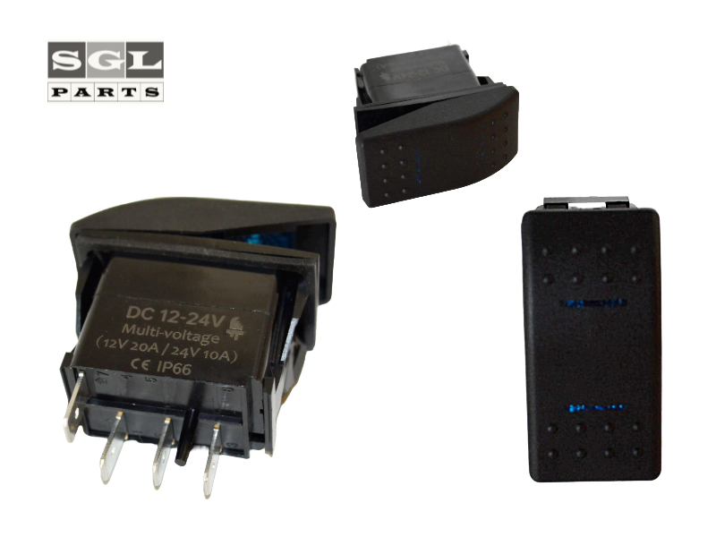 Prekidač 12V/20A 24V/10A sa 4 terminala