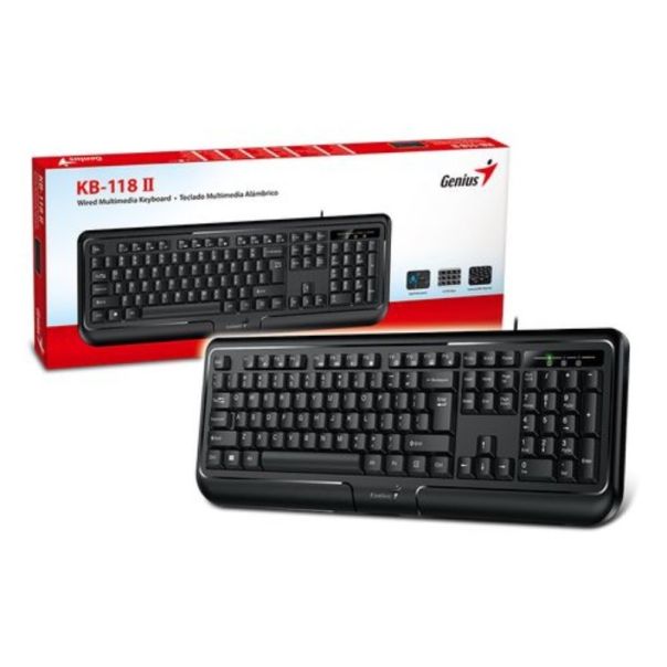 GENIUS Tastatura KB-118 II USB YU, crna