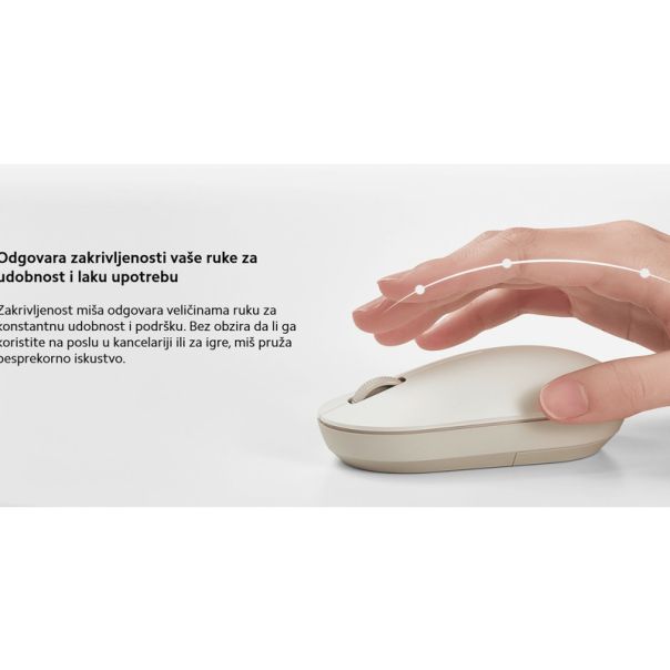 XIAOMI Bežični miš Mouse 2 lite, bela