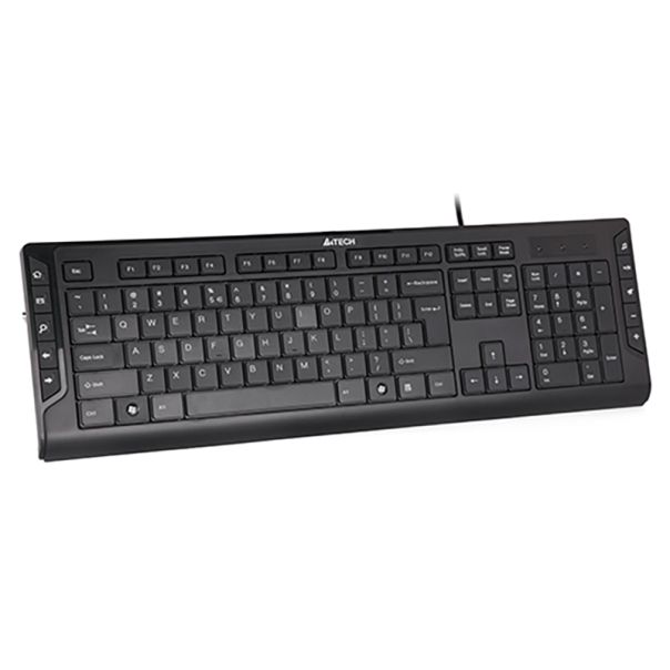 A4 TECH Žična tastatura KD-600 X-Slim US, crna