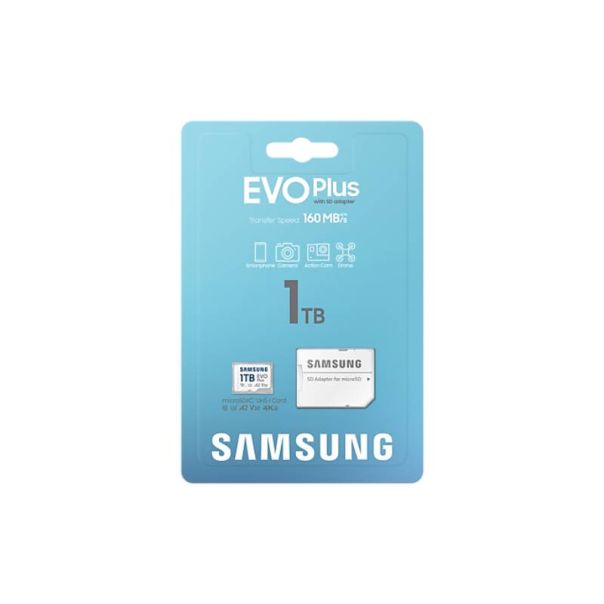 SAMSUNG Memorijska kartica EVO PLUS MicroSDXC 1TB class 10 + SD Adapter MB-MC1T0SA