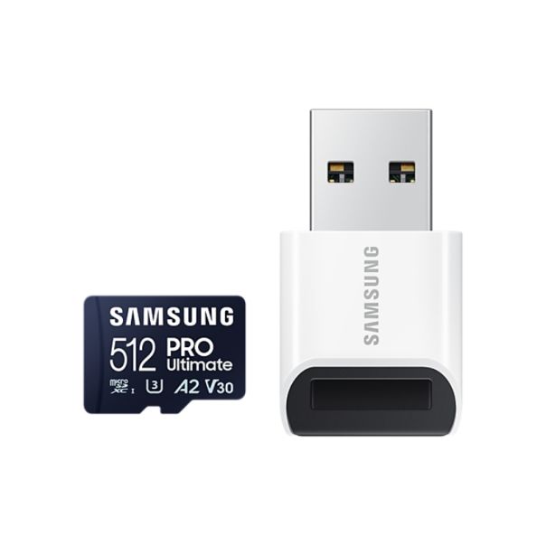 SAMSUNG Memorijska kartica PRO Ultimate MicroSDXC 512GB U3 + USB čitač MB-MY512SB